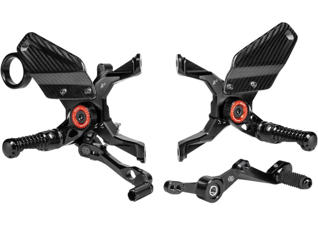 Gilles BMW S1000R (21-) MUE2 Rearset Kit – Sierra BMW Motorcycle
