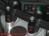 Touratech R1150GS|R1100GS 25mm Bar Riser Kit – Sierra BMW Motorcycle